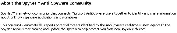 Microsoft Antispyware - Printer Friendly version